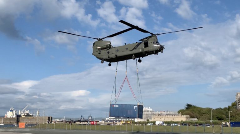 Military Aircraft Over Portland | Heliport South of England